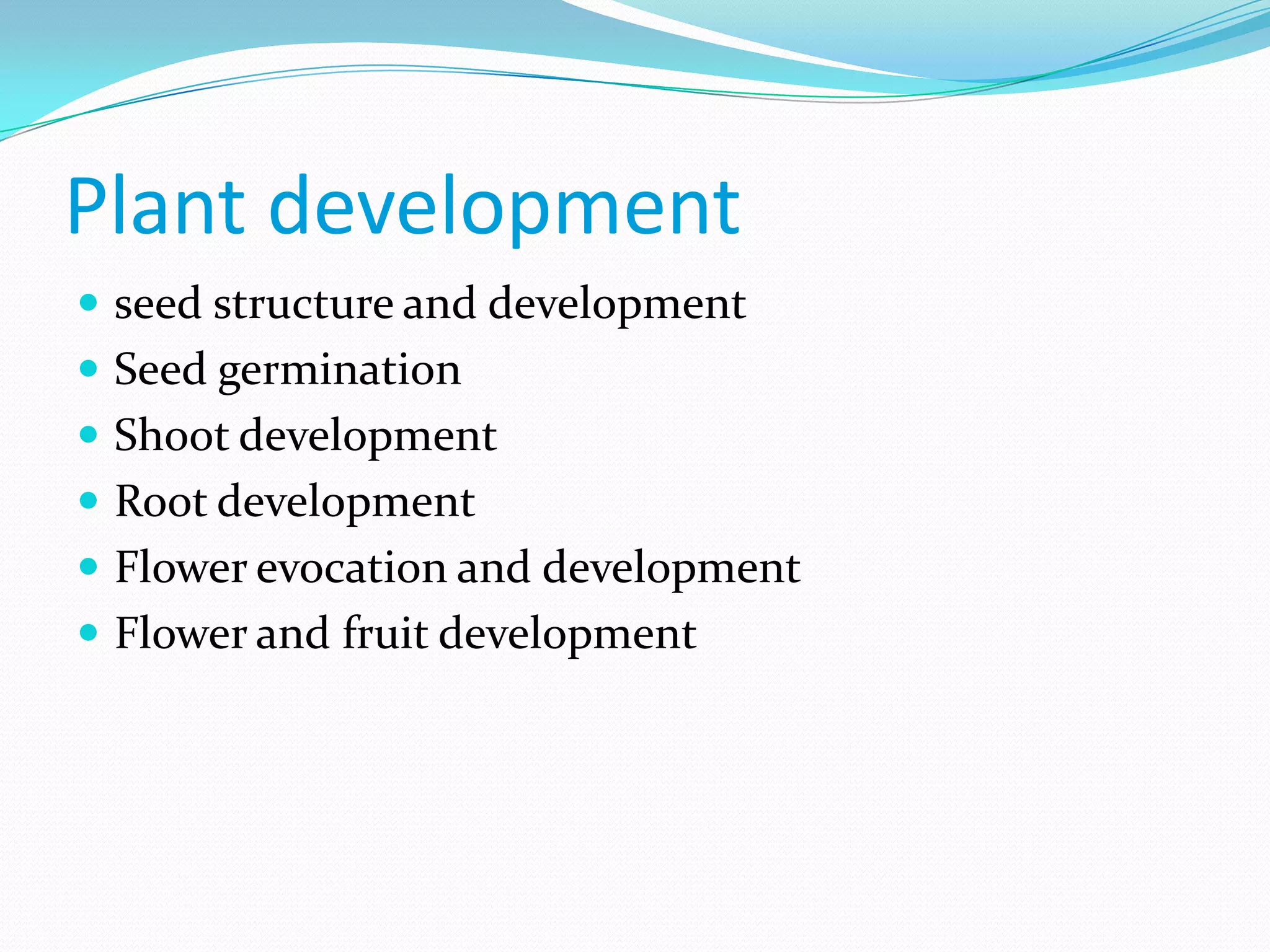 Plant growth &development1 | PPT