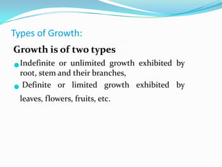 Plant growth &development1 | PPT