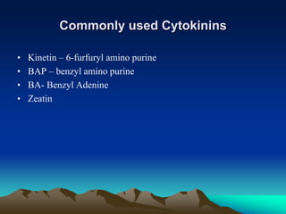 Plant growth hormones | PPT