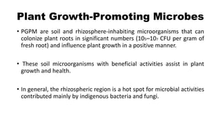 Plant Growth Promoting microbes.pptx