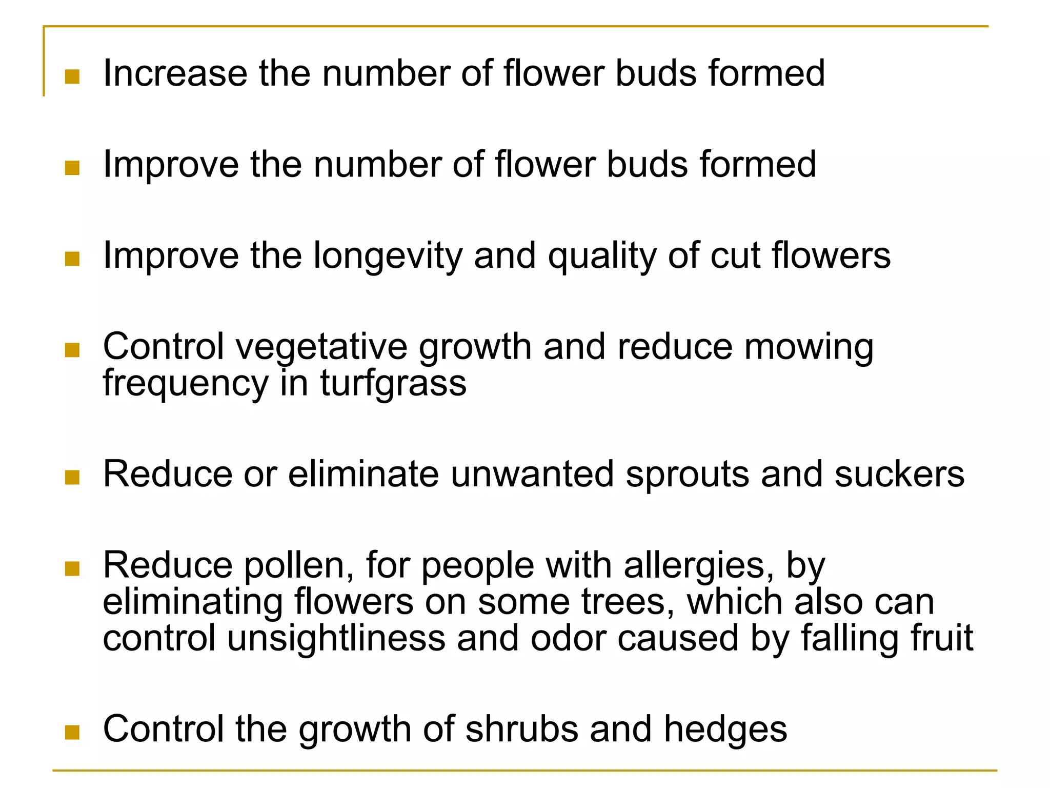 Plant growth regulators | PPSX