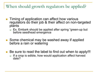 Plant growth regulators | PPSX