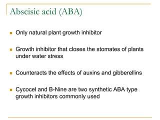 Plant growth regulators | PPSX
