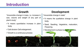 Application of Plant Growth Regulators (PGR's) in Agriculture | PPTX