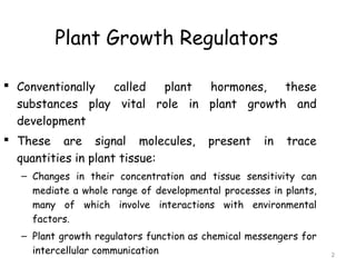 Plant growth regulators | PPT