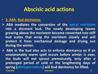 Plant growth regulators (abscisic acid) | PDF