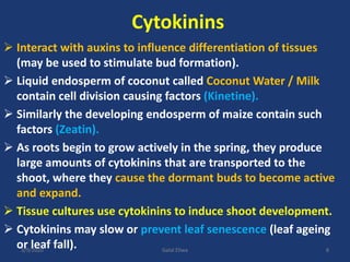 Plant growth regulators (cytokinins) | PDF
