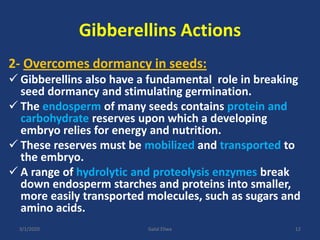 Plant growth regulators (gibberellins) | PDF
