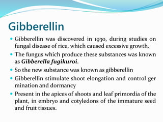 Plant Growth Regulators | PPTX