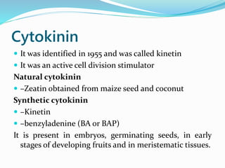 Plant Growth Regulators | PPTX