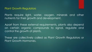 Plant Growth Regulators | PDF
