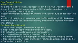 Plant Growth Regulators | PPT
