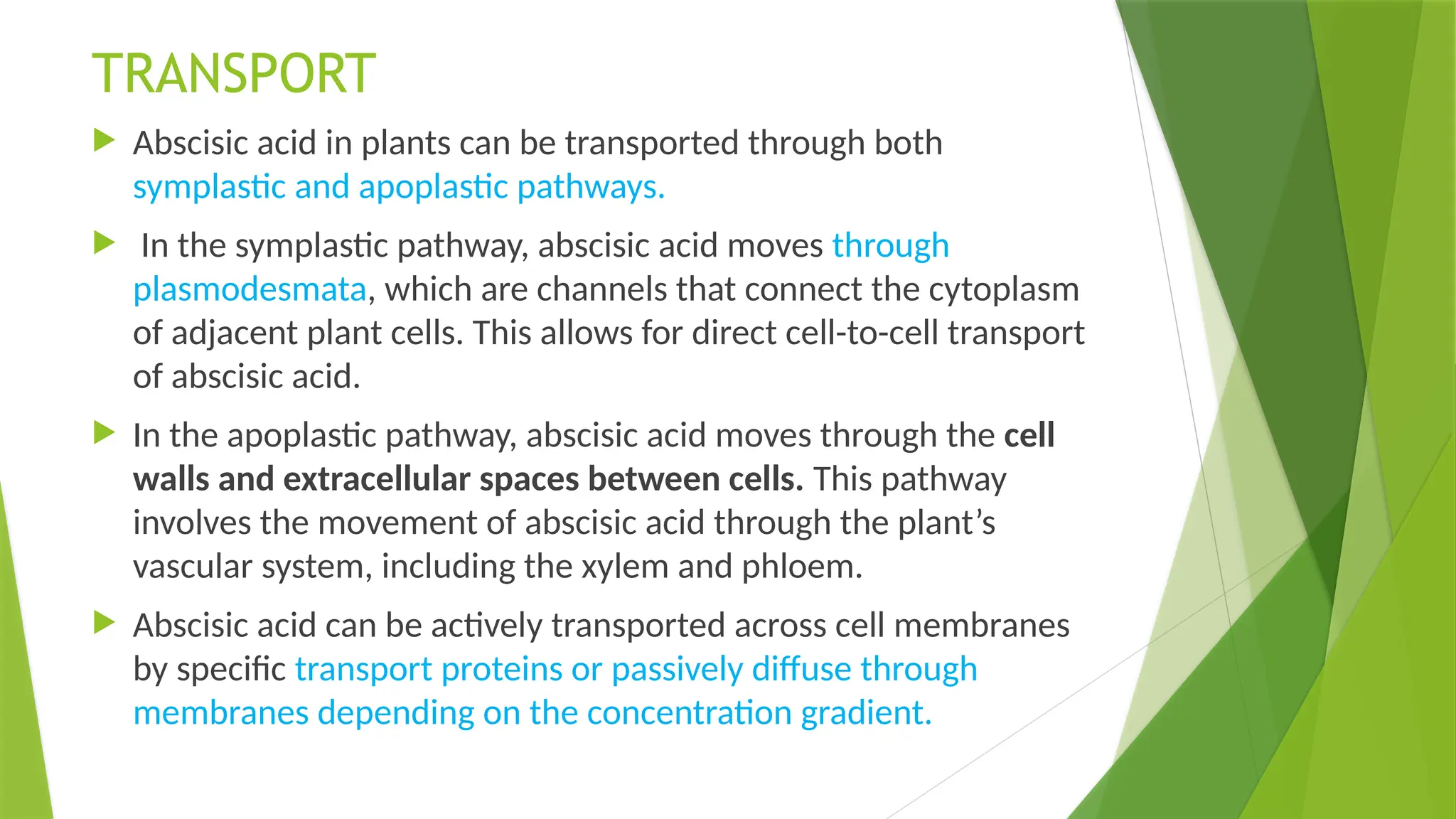 plant harmone- abscisic acid & ethylene and mechanism of action | PPTX