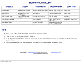 Creative Project Planning ideas | PDF