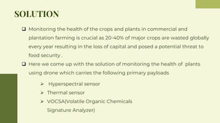 PLANT HEALTH MONITORING DRONE | PPTX