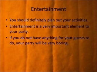 Plan The Perfect Halloween Party | PPT | Party Supplies and Decorations ...