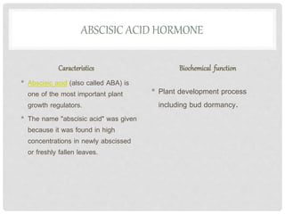Plant hormone | PPTX