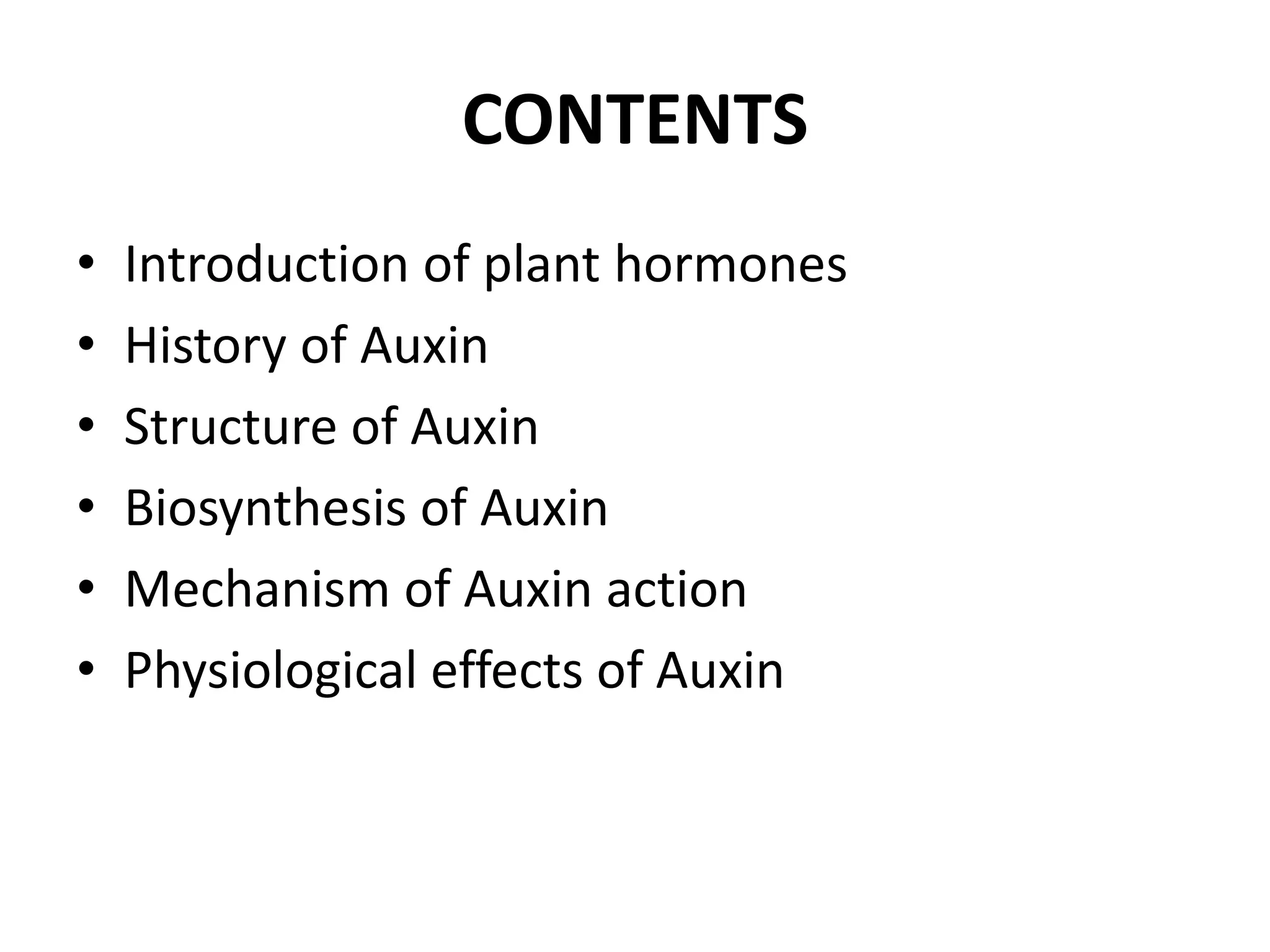 Plant hormone auxin | PPTX