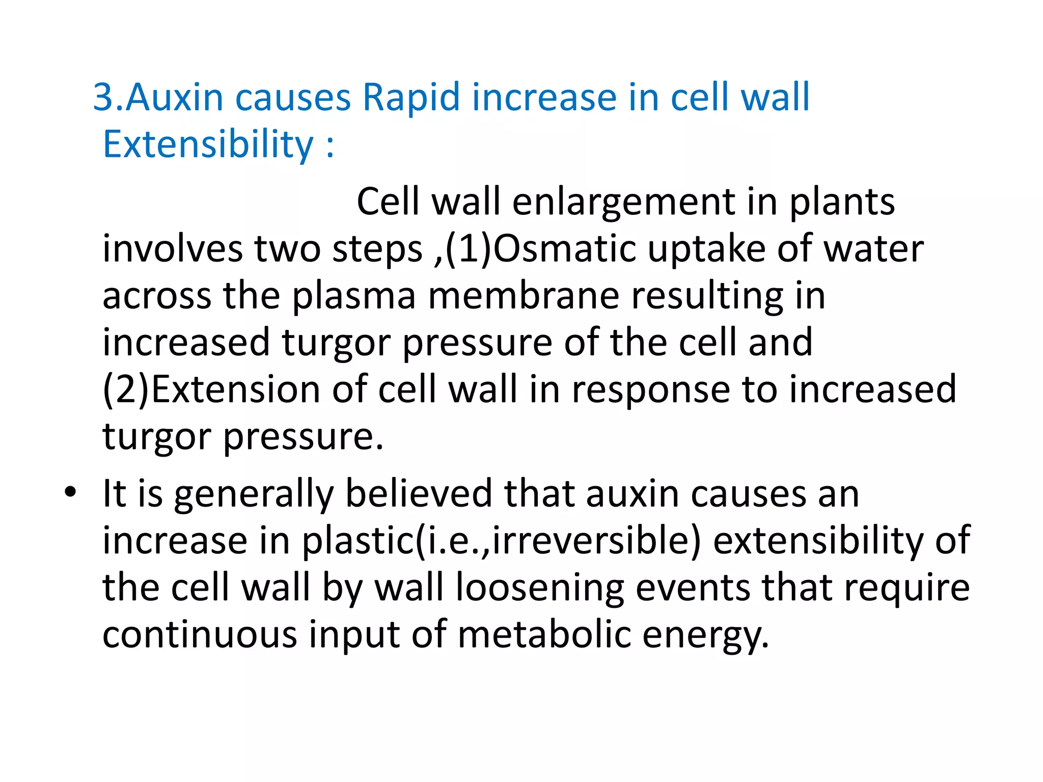 Plant hormone auxin | PPTX