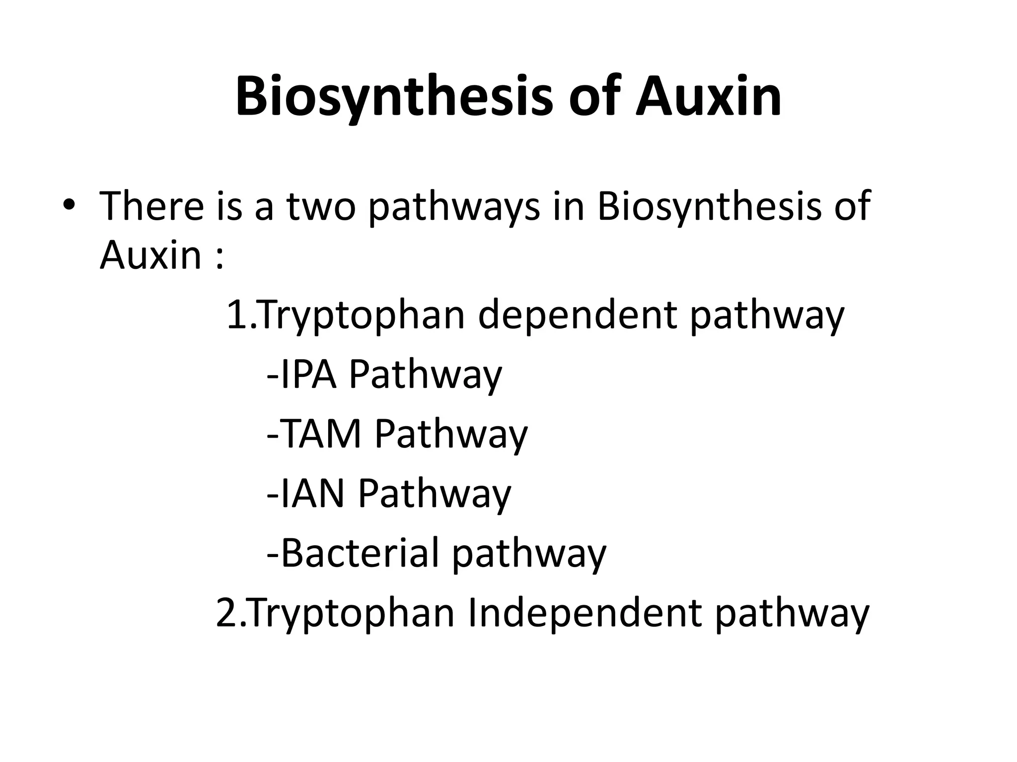 Plant hormone auxin | PPTX