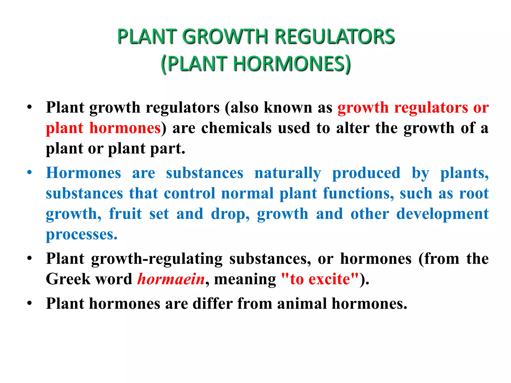 Plant hormones | PPT