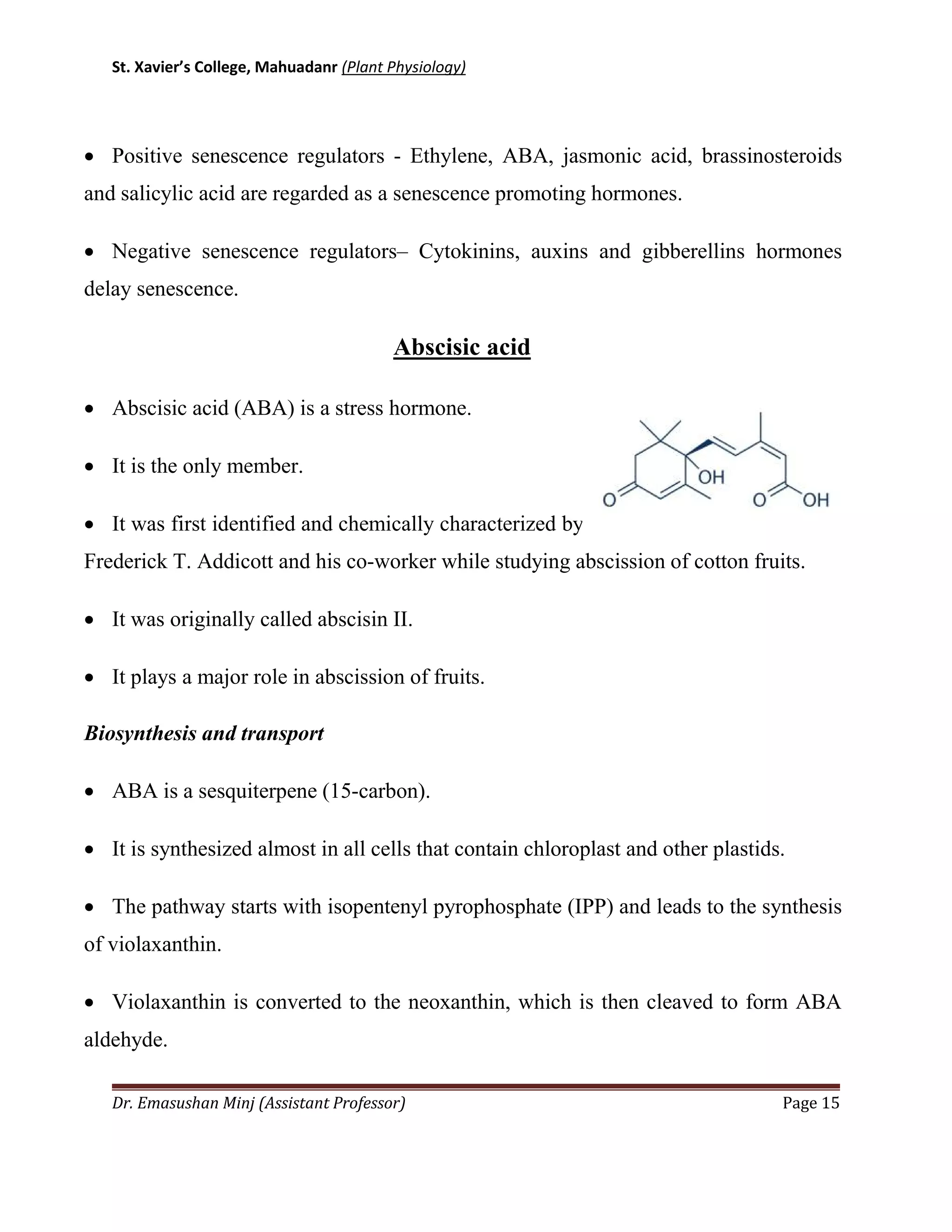 Plant hormones | PDF