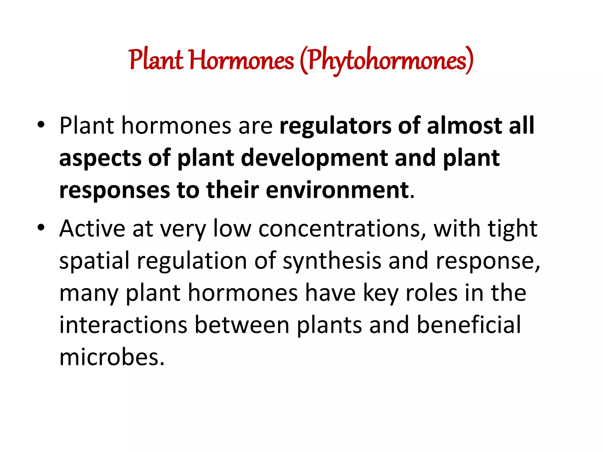 PLANT HORMONES | PPTX