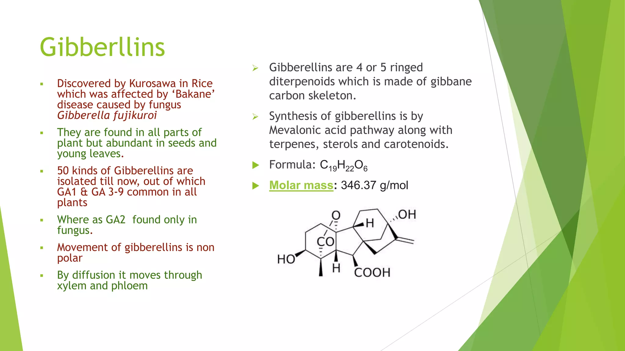 Plant hormones or growth regulators | PPT