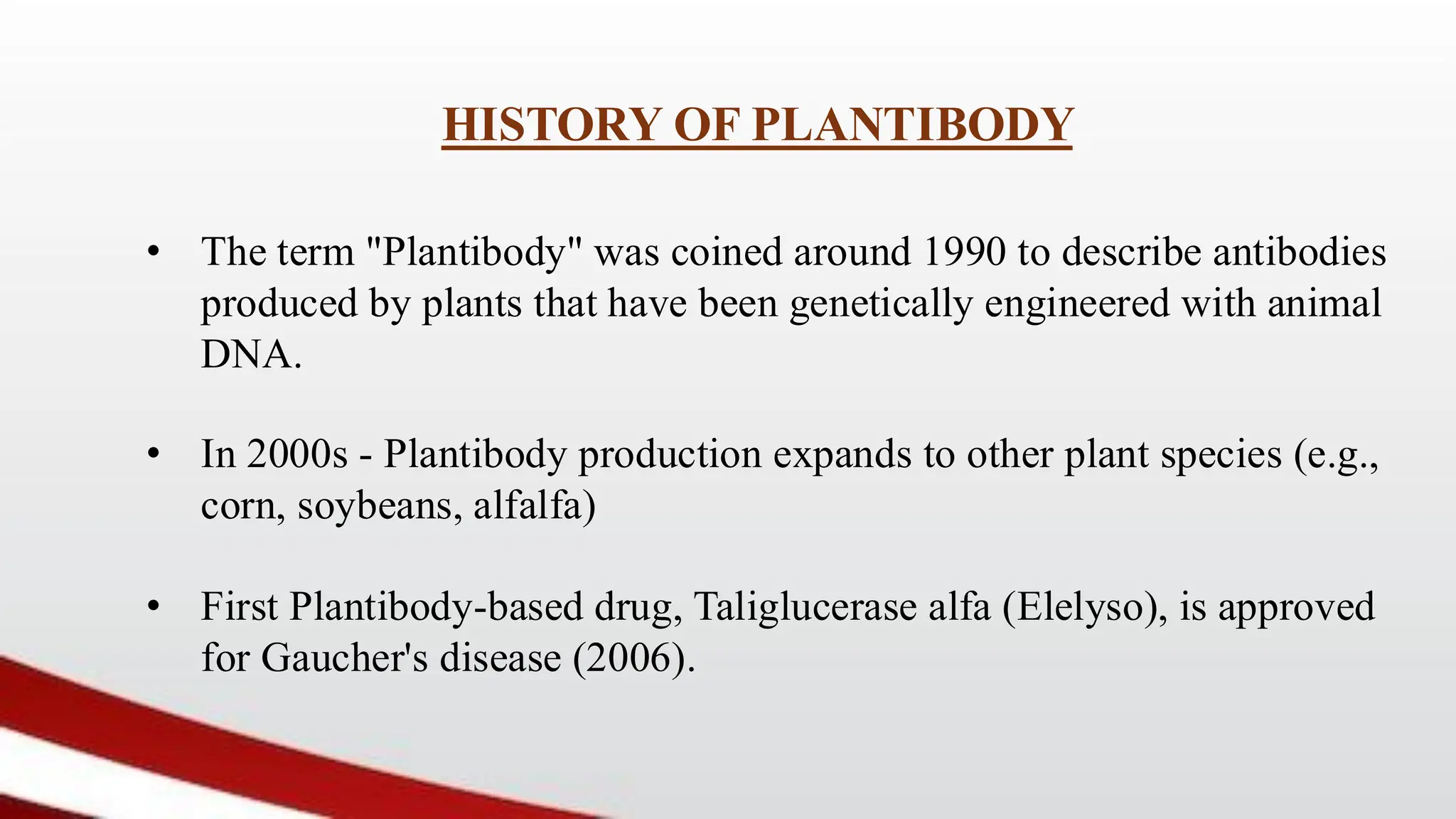 Presentation on Plantibodies and their types.pdf