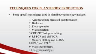 Presentation on Plantibodies and their types.pdf