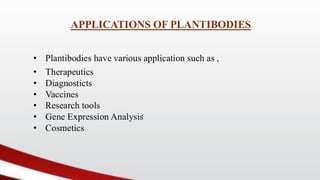 Presentation on Plantibodies and their types.pdf