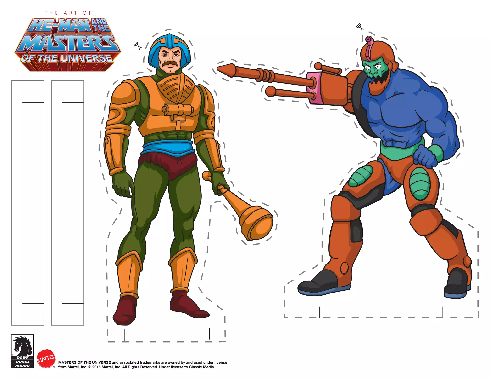 plantilla diorama He-man | PDF