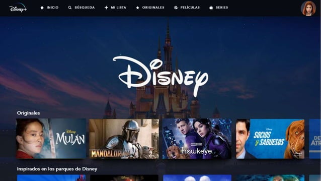 Plantilla-powerpoint-disney-plus.pptx | Desktop Publishing | Computer ...