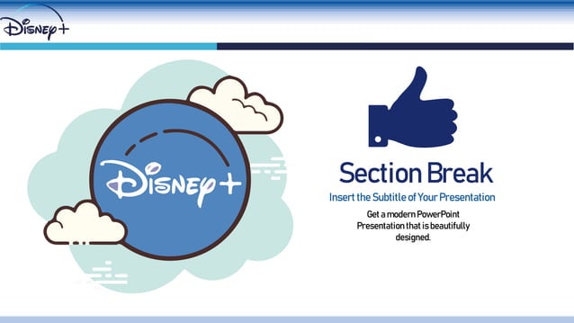 Plantilla-powerpoint-disney-plus.pptx | Desktop Publishing | Computer ...