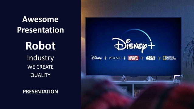Plantilla-powerpoint-disney-plus.pptx | Desktop Publishing | Computer ...