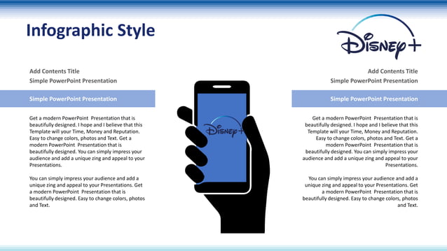 Plantilla-powerpoint-disney-plus.pptx | Desktop Publishing | Computer ...