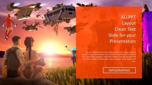 Plantilla-powerpoint-fortnite.pptx | Desktop Publishing | Computer ...