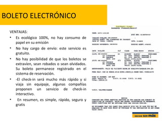 Boleto electrónico | PPT