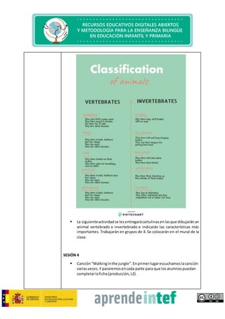 CLIL DIDACTIC UNIT "Discovering Animals" | DOCX