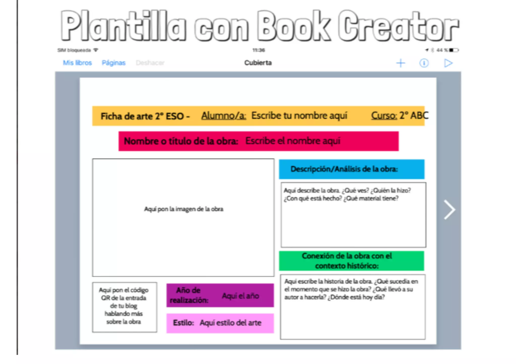 Plantilla ficha arte | PDF