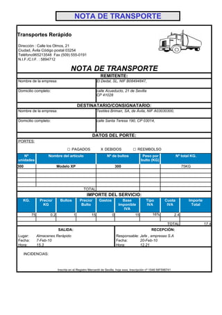 Plantillas Documentos Compraventa | XLS