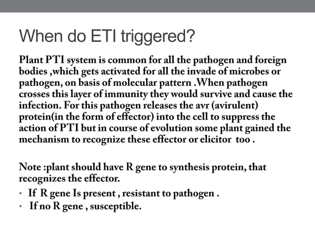 Plant immunity and Plant -Pathogen interactions (made easy) | PDF ...