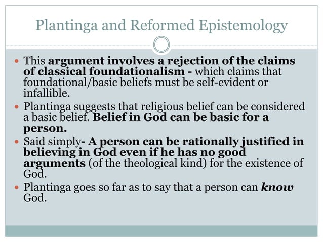 Plantinga | PDF | Christianity | Religion & Spirituality