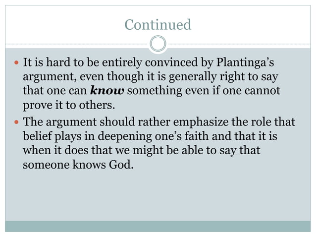 Plantinga | PDF | Christianity | Religion & Spirituality