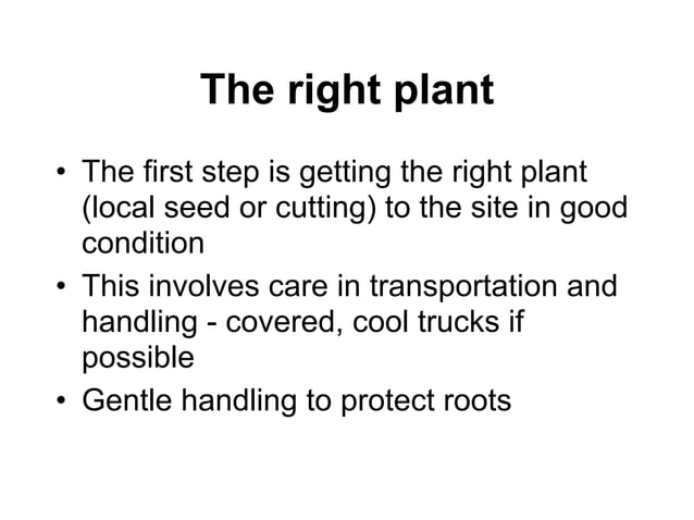 Planting and plant protection | PPT