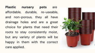 Planting Container and Planting Materials | PPT