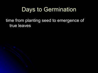 Planting schedule | PPT