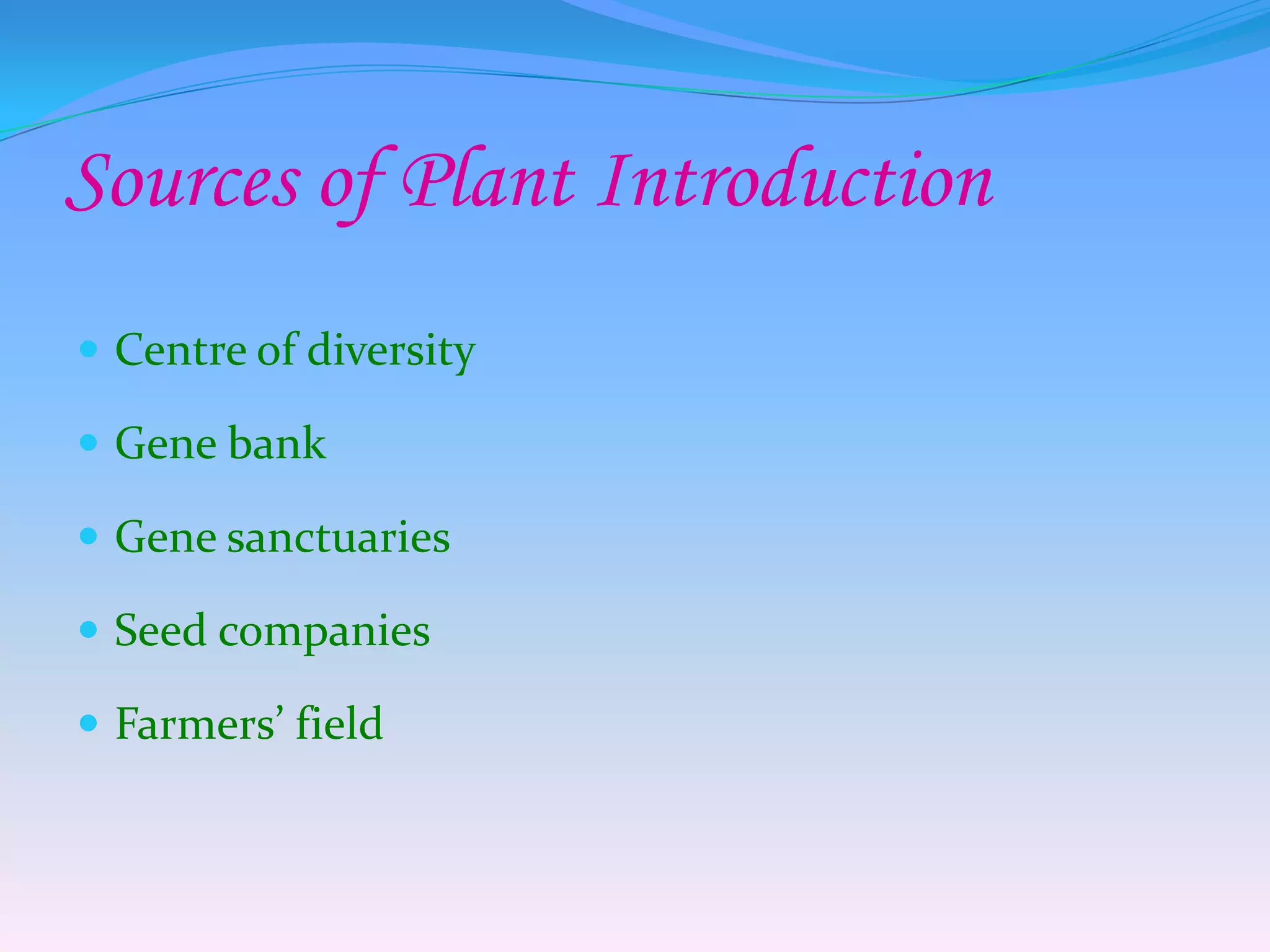 Plant introduction | PPTX