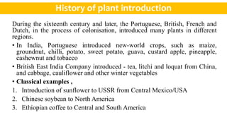 Plant introduction and domestication | PPTX
