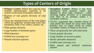 Plant introduction and domestication | PPTX